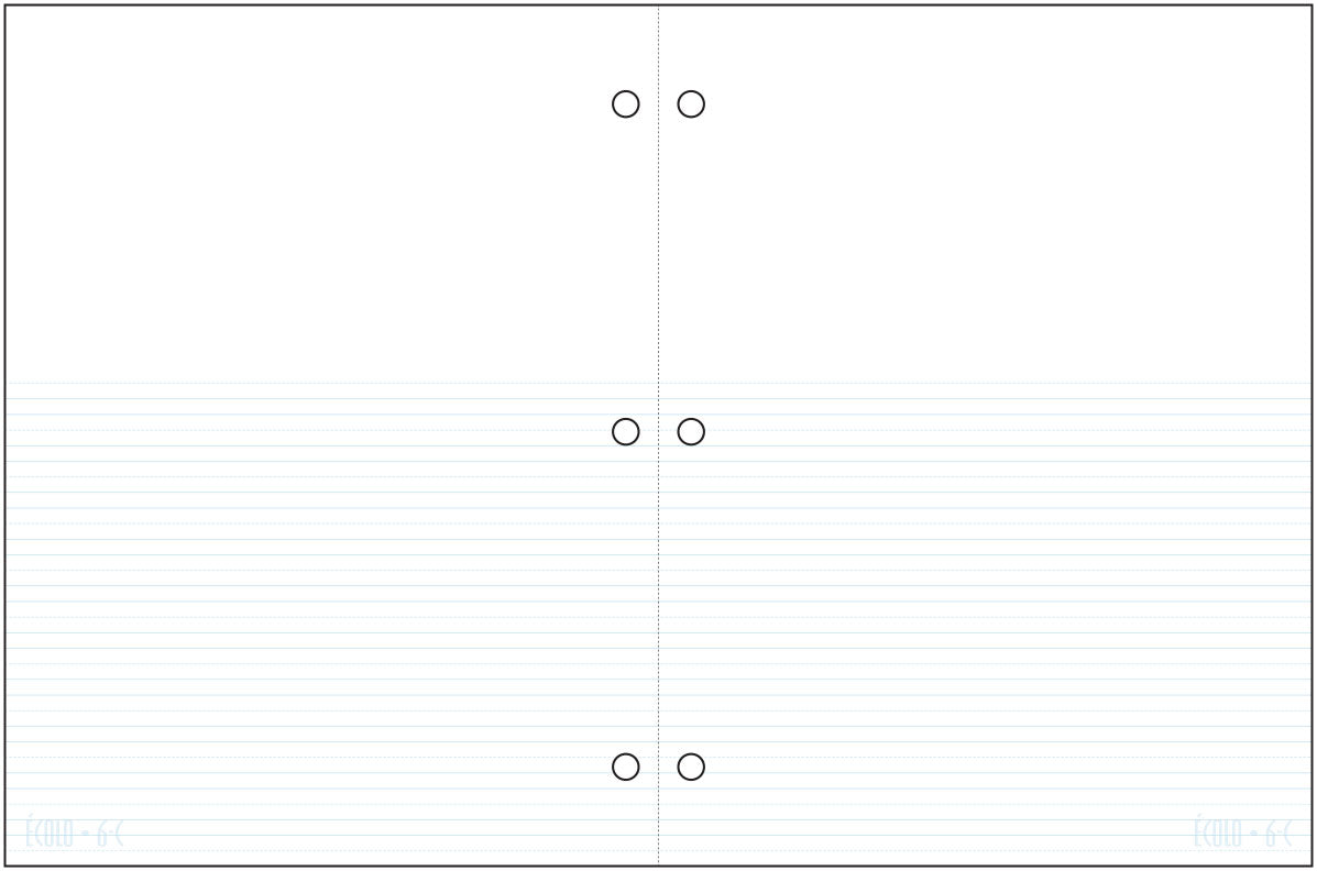 Standard project notebook Écolo # 6C – Papeterie Ecolo Plus